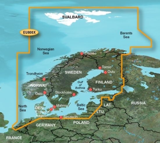 BlueChart G2 Entire US Garmin BlueChart G2 HXUS039R – Detailed US ...